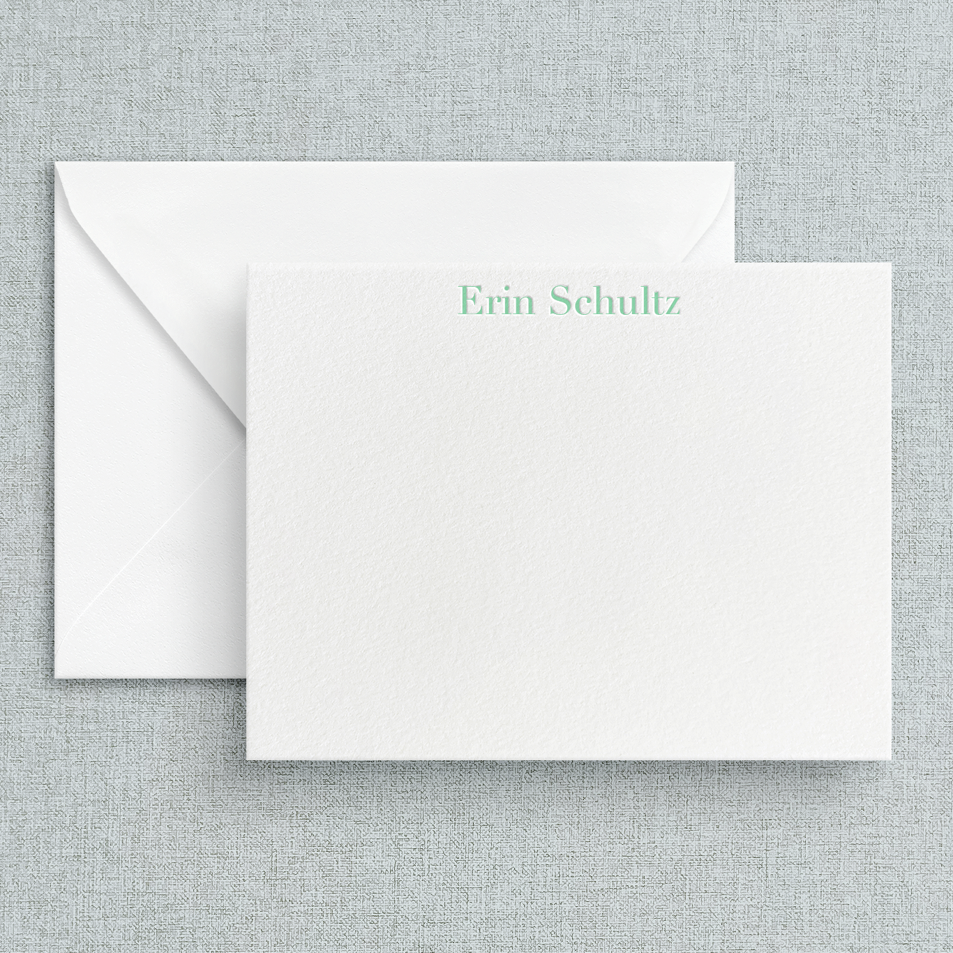 Custom Letterpress Stationary- The Erin Collection